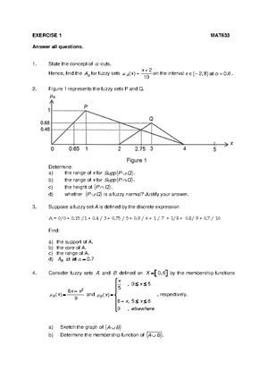 Chapter 2.5 - Fuzzy Arithmetic - 1 2. 5 FUZZY ARITHMETICS A. Introduction Many quantifiable ...