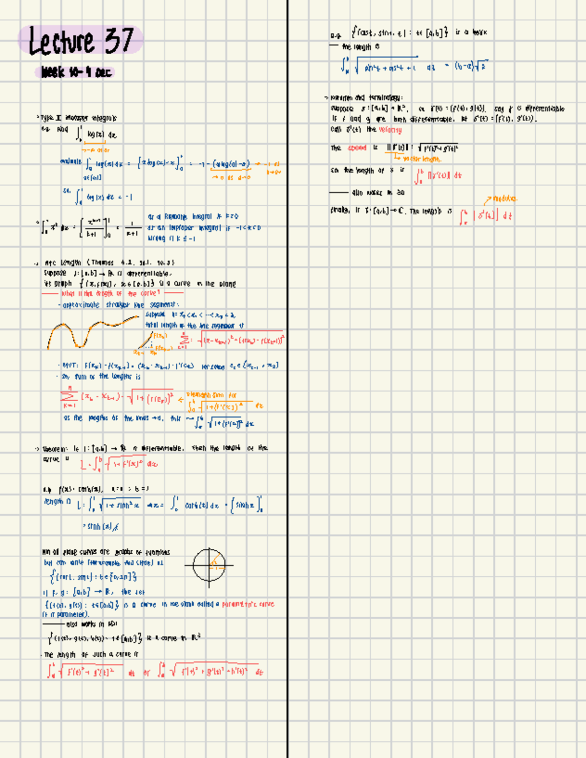 Calc 1 - notes - MATH1050 - Studocu