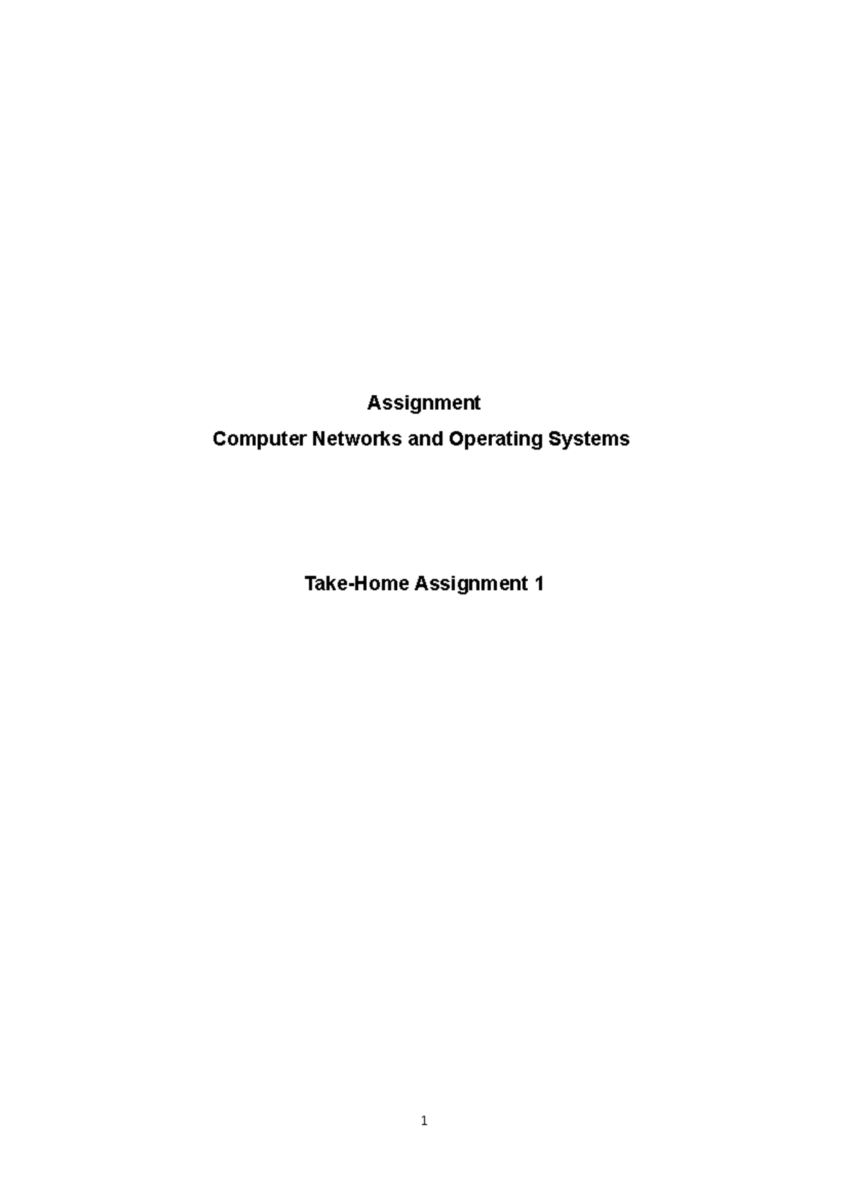 Wireshark Assignment 1 Question And Answers Assignment Computer