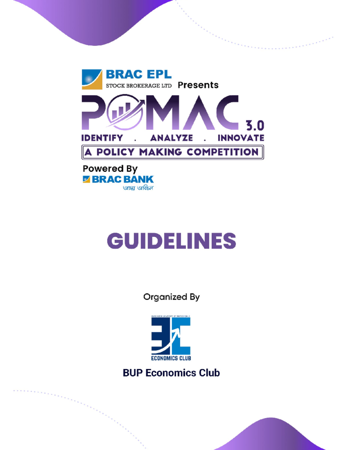 Case Guidelines- Pomac 3 - Case Guidelines: Guidelines: Read the ...