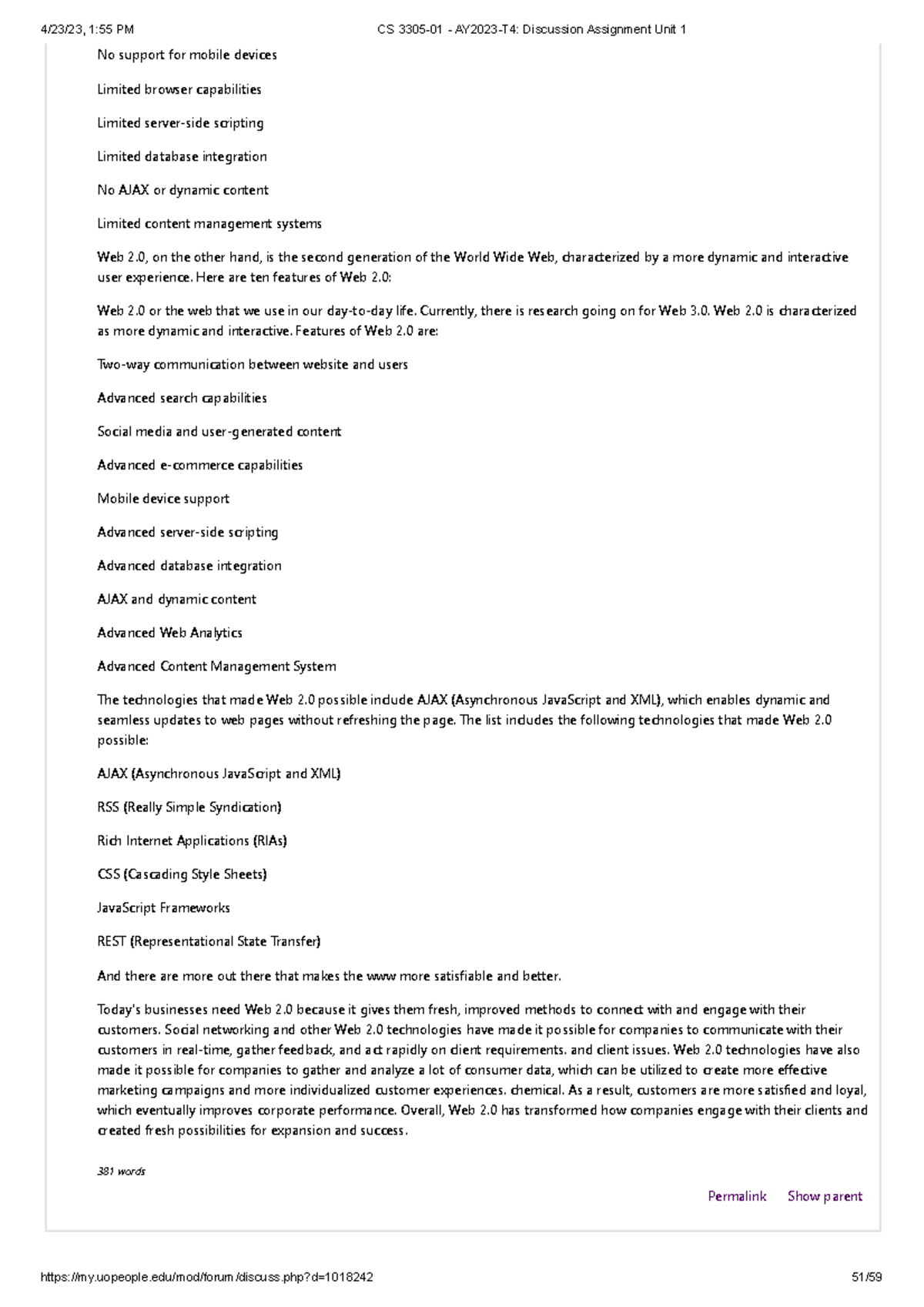 Cs 4403 Computer Science Programmng Assignment 20232023 Computer Science Programmng 423