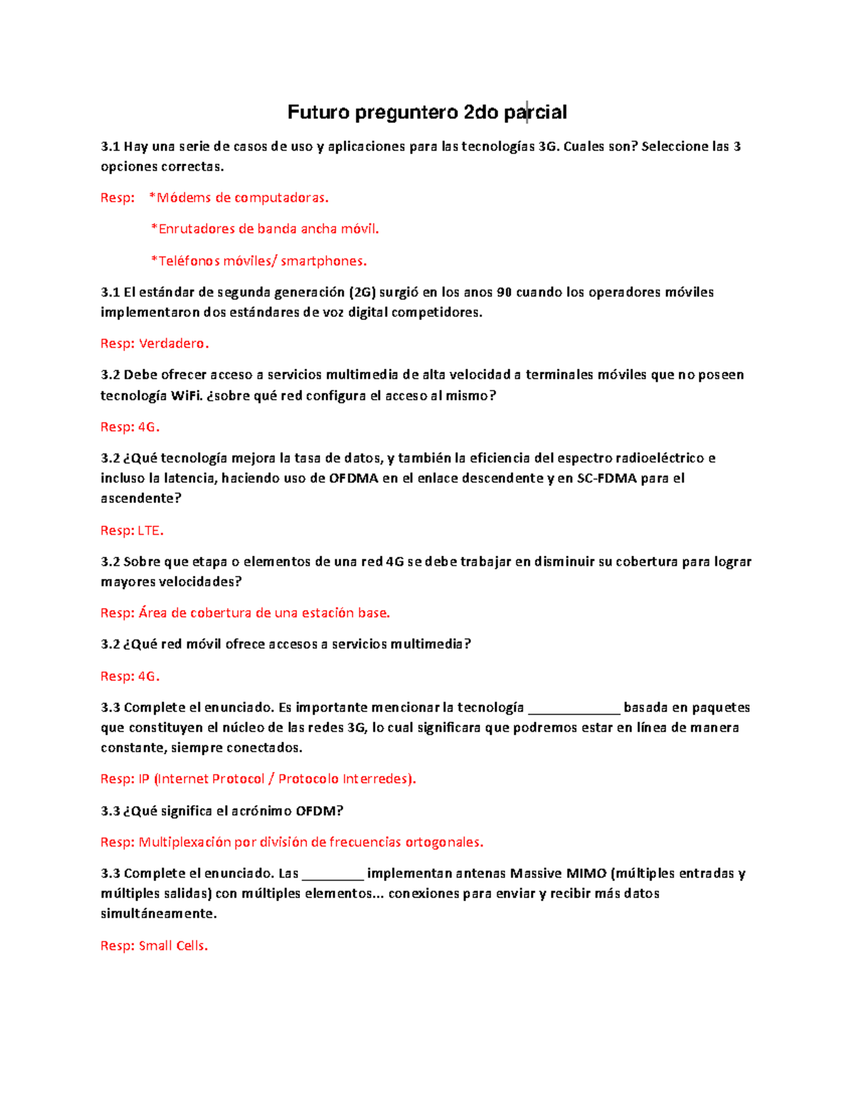 Futuro preguntero 2do parcial 2da edicion - Futuro preguntero 2do parcial 3 Hay una serie de ...