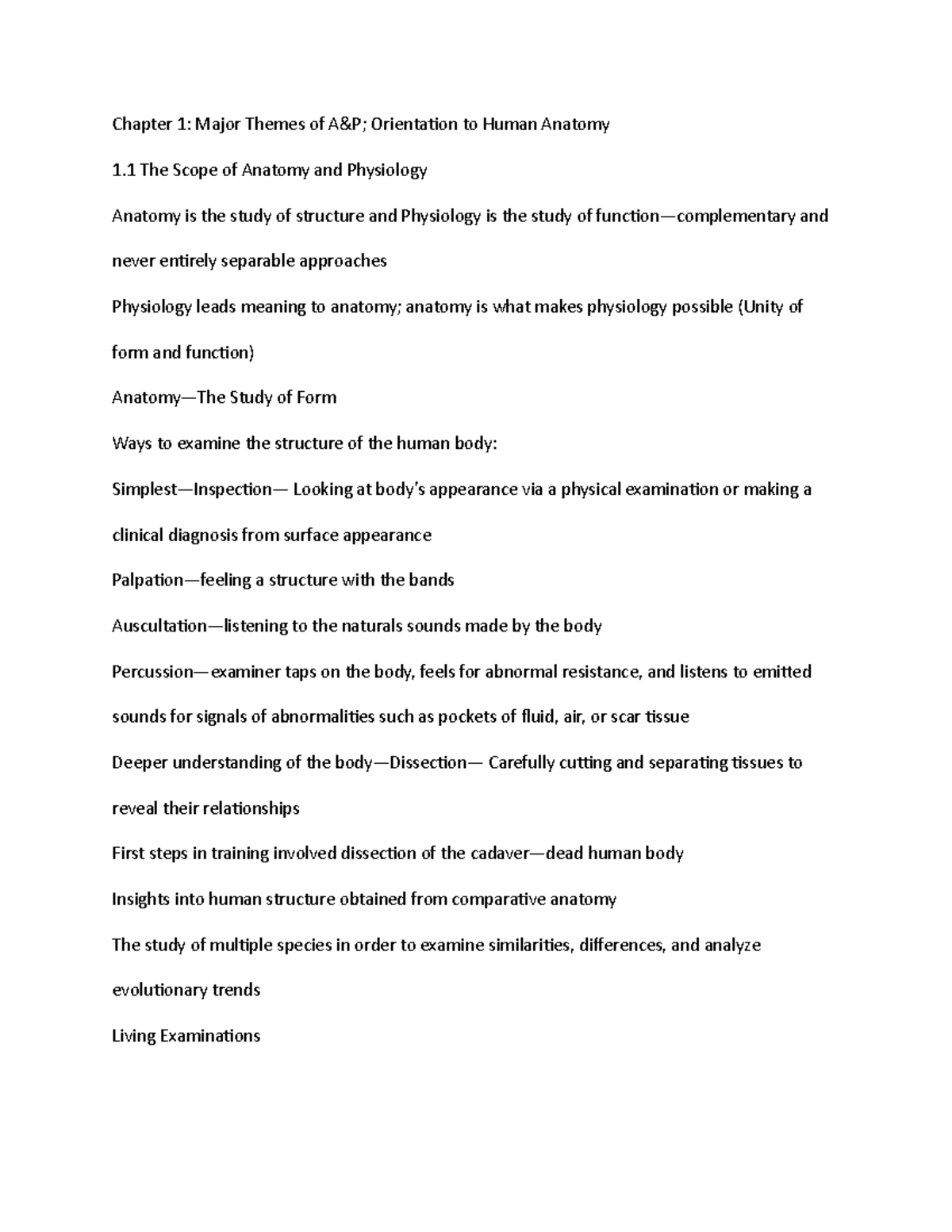 Chapter 1 Chapter 1 Major Themes Of A Orientation To Human Anatomy chapter-1-chapter-1-major-themes-of-a-orientation-to-human-anatomy