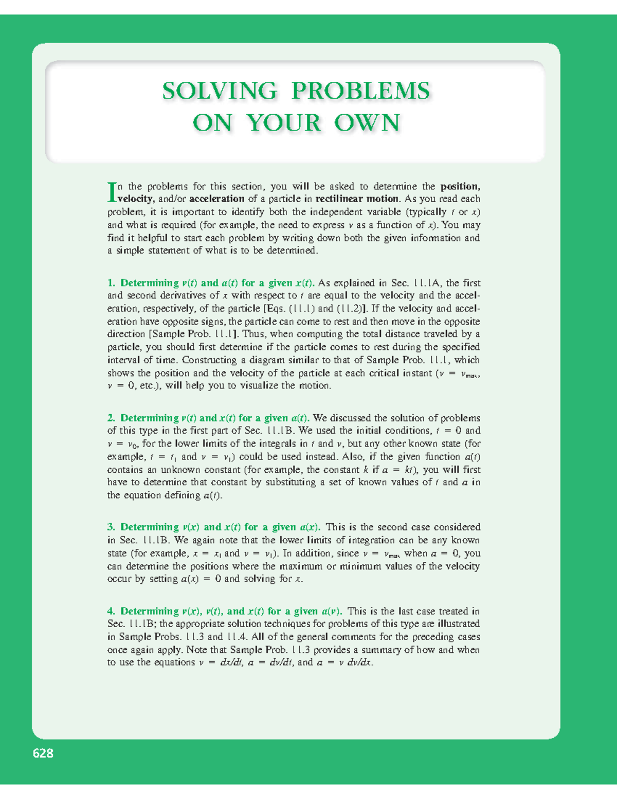 Solving Problems 621-983 - SOLVING PROBLEMS ON YOUR OWN I n the ...