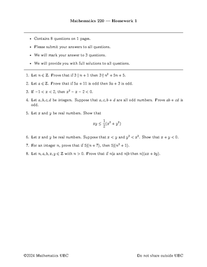 Midterm 2 Example - © UBC Chemistry 202 3 THE UNIVERSITY OF BRITISH ...