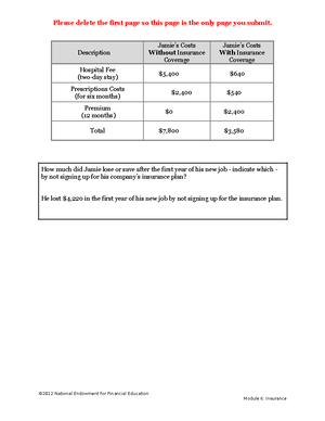 Copy of Compare Types of Car Insurance - NGPF Activity Bank Insurance ...