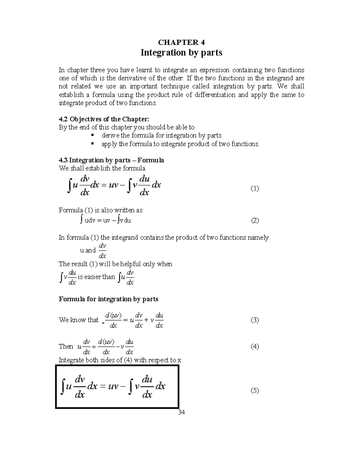 Chapter 4 - study material and revision material for actuarial science ...
