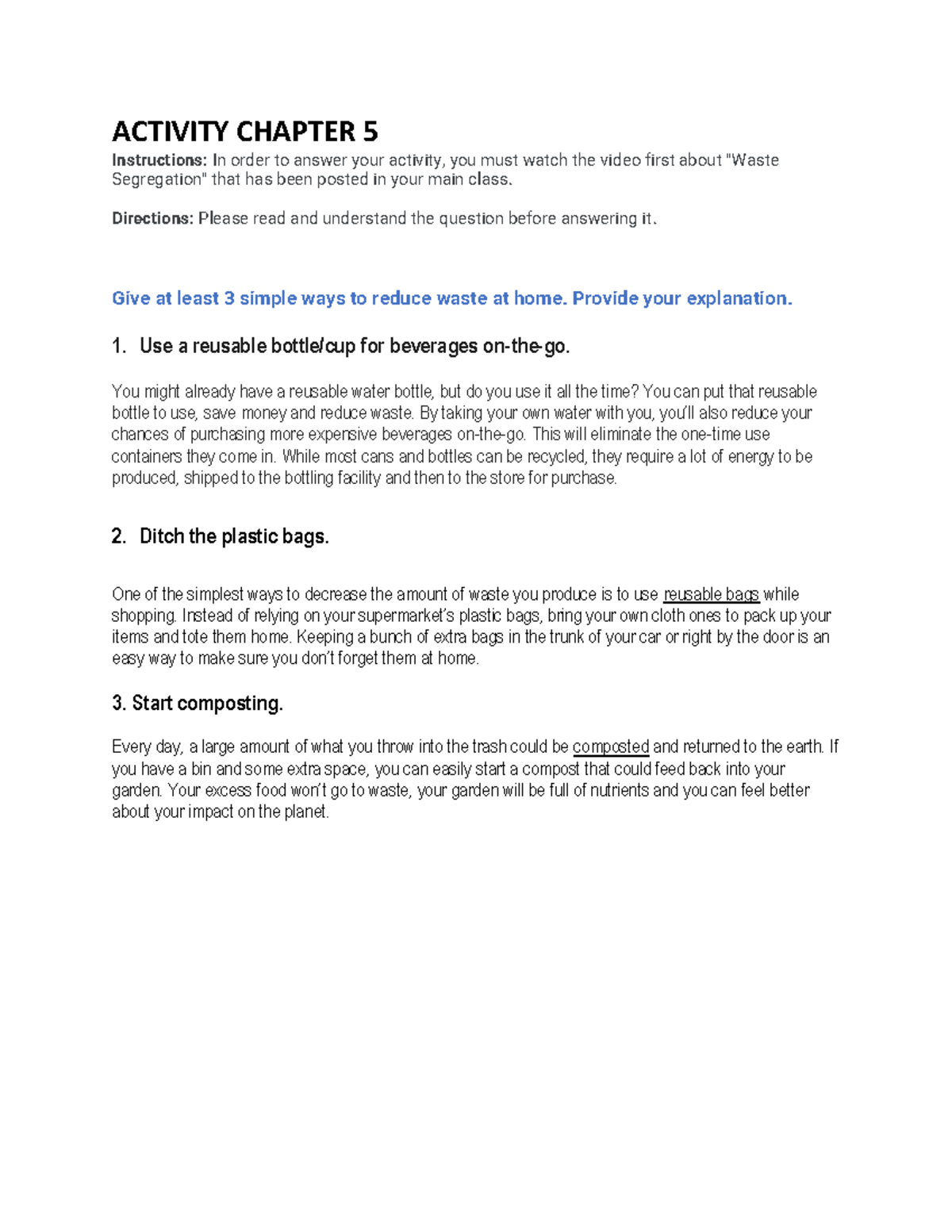 Deblois, RUDY, D OLTA111M003 - Activity Chapter 5 - ACTIVITY CHAPTER 5 ...