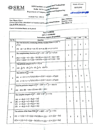 CT III - CT-3 EXAM PAPER WITH ANSWERS - Solved University Question ...