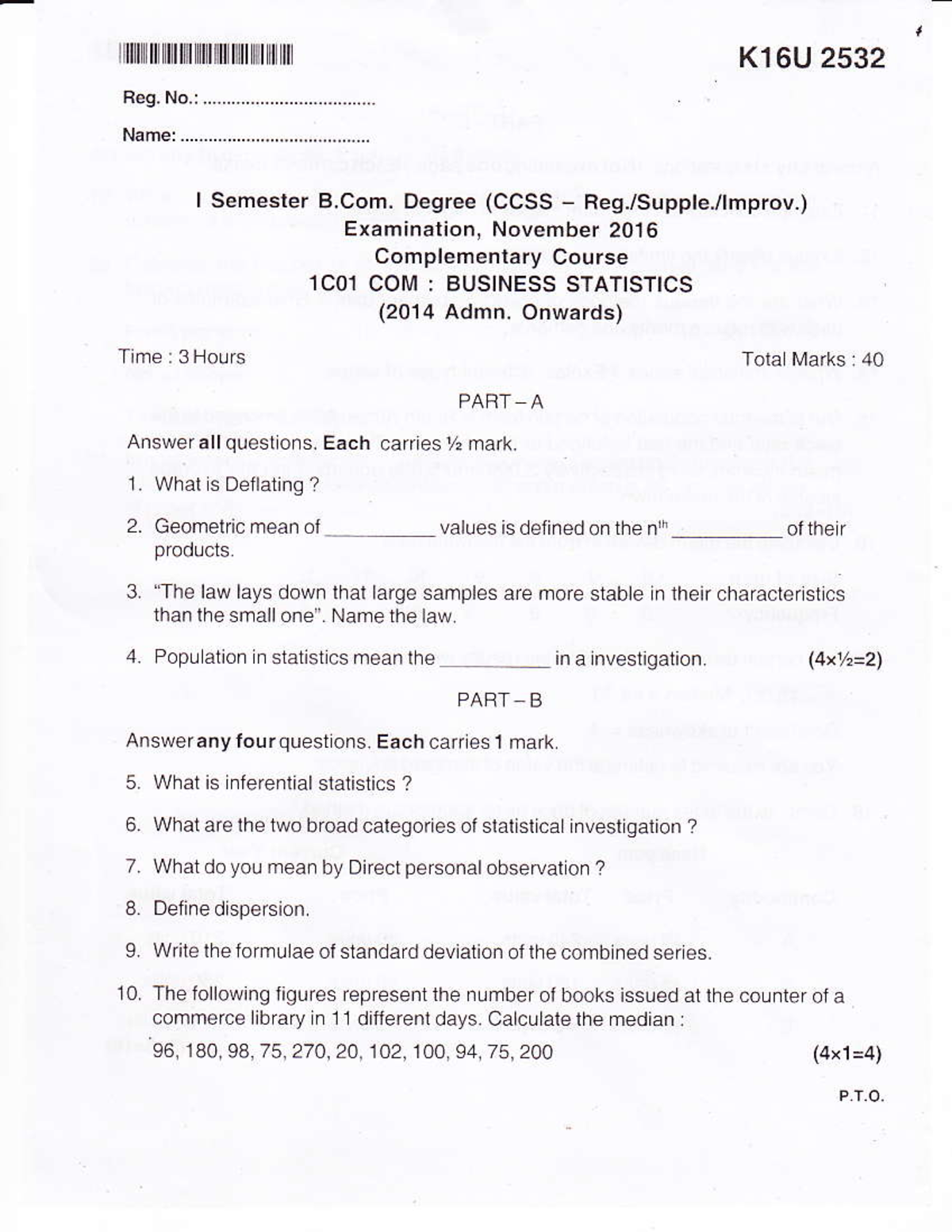 2016 stati - Feg. No,: ... ... ..................... ..... ifl I l[l n ...