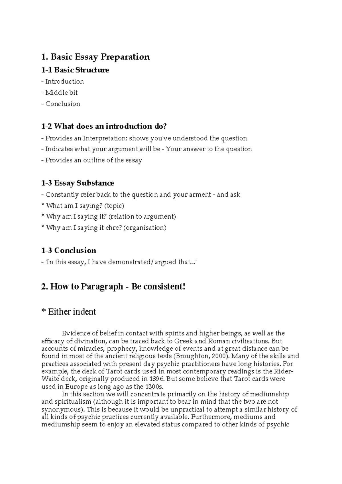 Essay guidelines 2 - gender - 1. Basic Essay Preparation 1-1 Basic ...