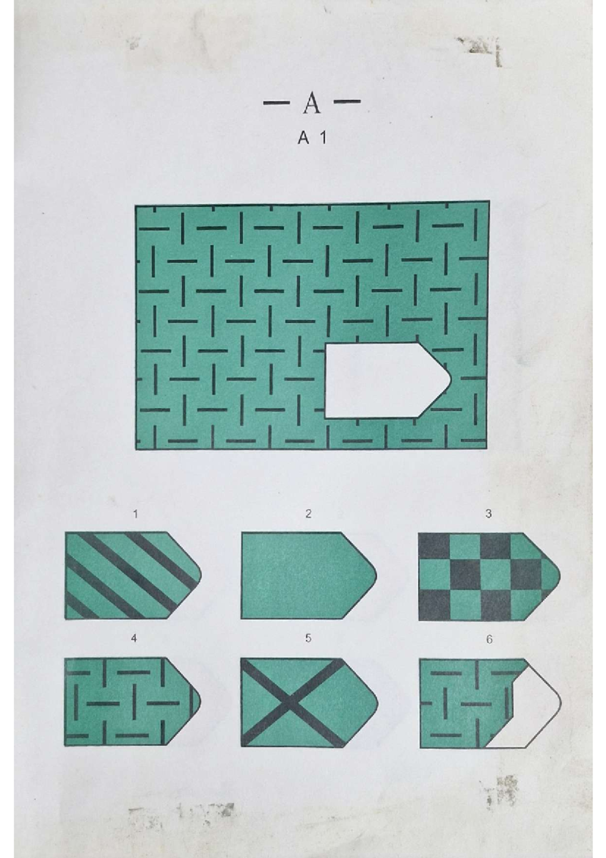 Cuadernillo escala de raven colres - A1 2 3 5 XE A1 2 3 5 XE A A 2 1 2 ...