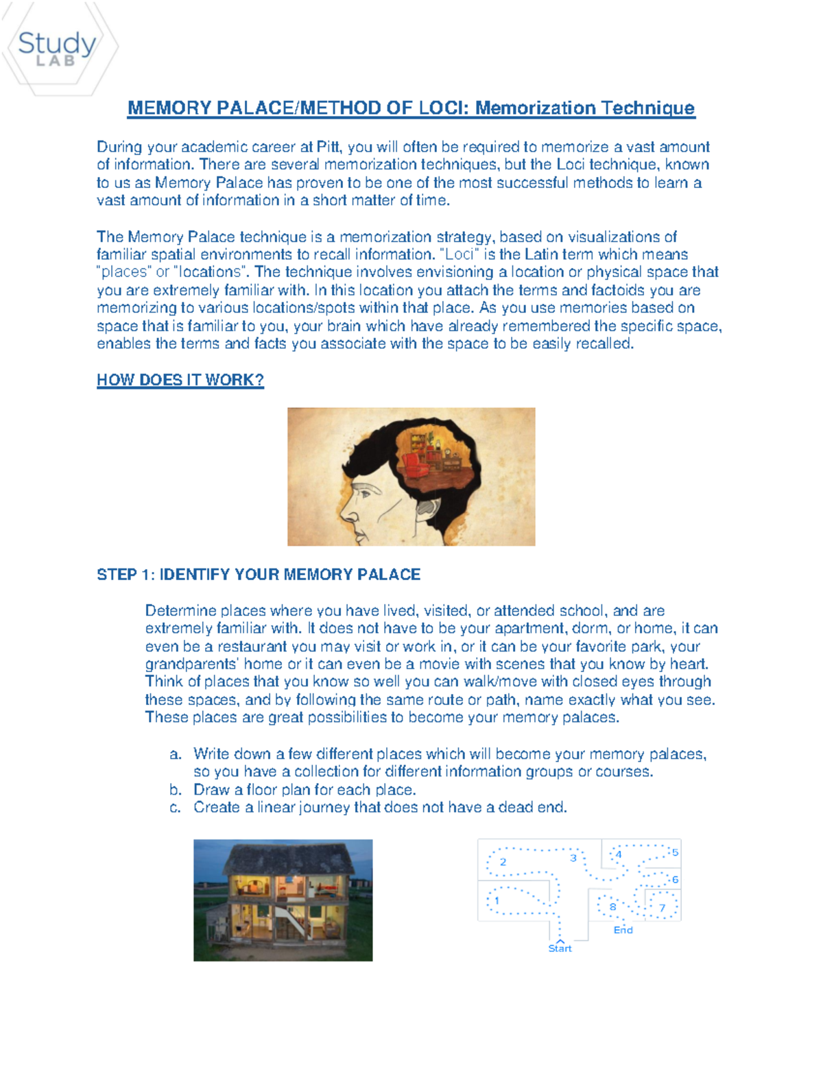 Memory Palaces - A Memorization Techniquef 7a17061125 - Studocu