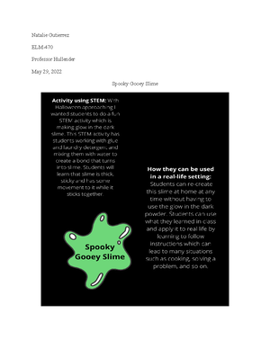 ELM 470 Lesson Plan 1 Effective Strategie Michael Gleaton - LESSON PLAN ...