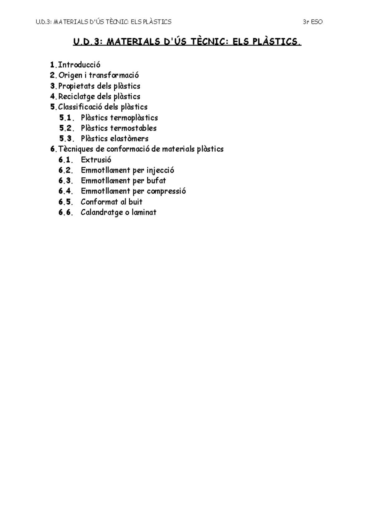 UD1-Plastics - Unitat bàsica de introducció als plàstics - U.D ...