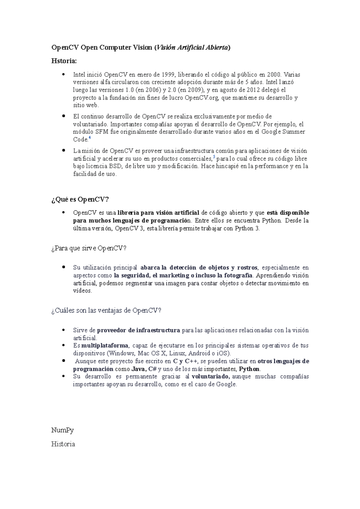 Open CV - Num Py - Trabajo final ADC - OpenCV Open Computer Vision ...