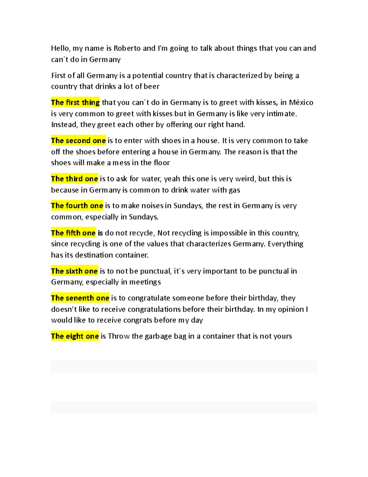 Hello - hola - Hello, my name is Roberto and I’m going to talk about ...