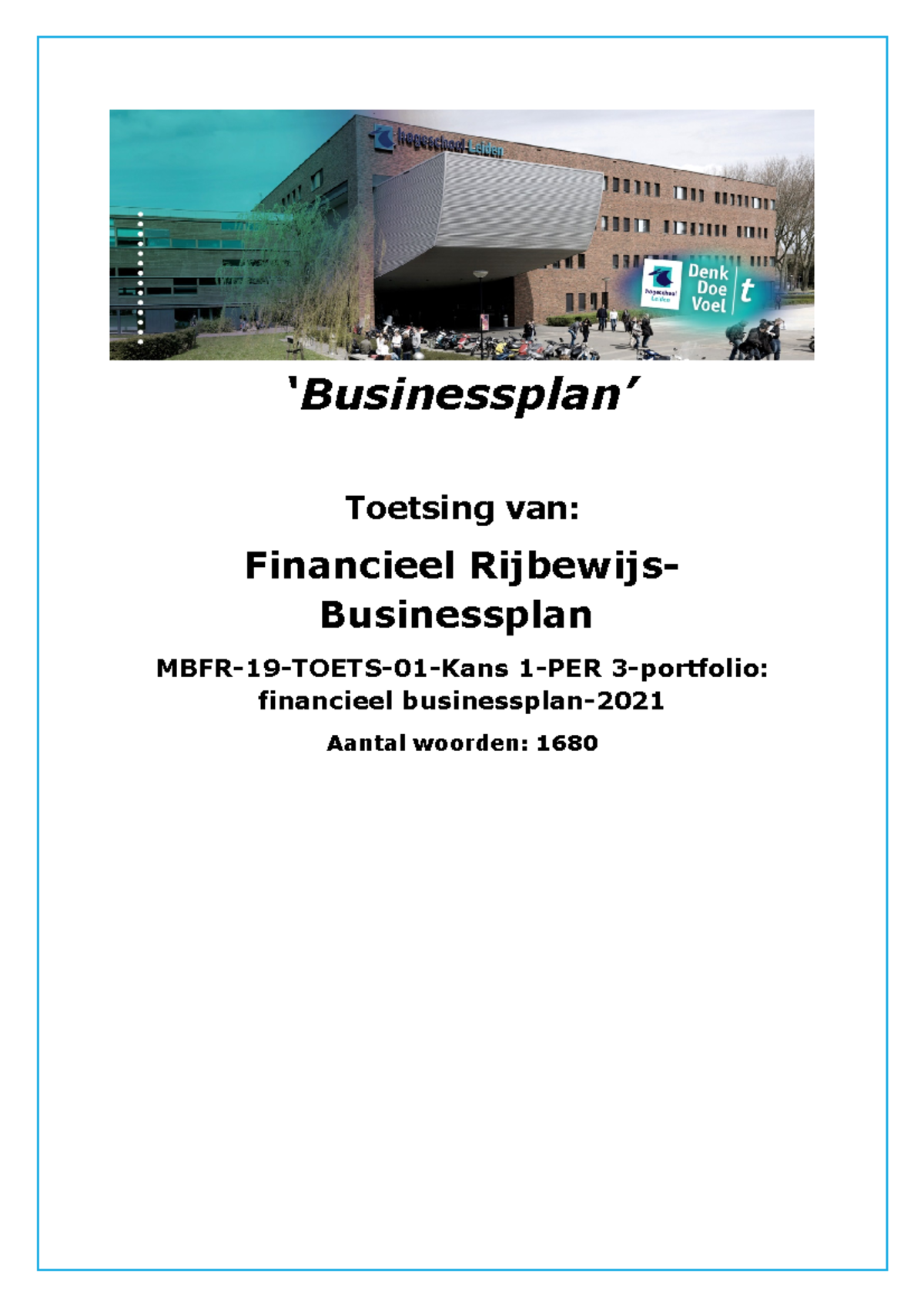 businessplan investering en begroting - Financieel Rijbewijs deel 1 ...