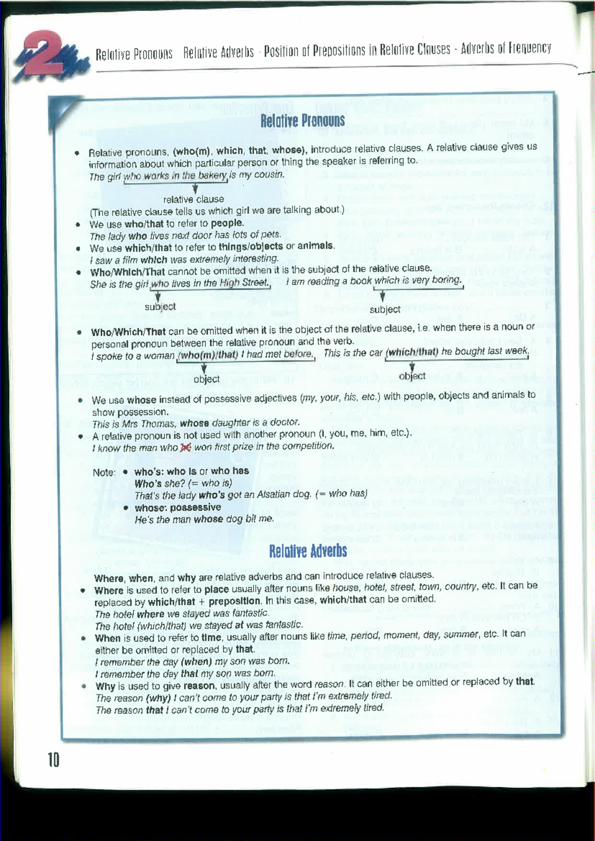 Relative clauses Enterprise - Relative Pronouns Relative Adverbs ...