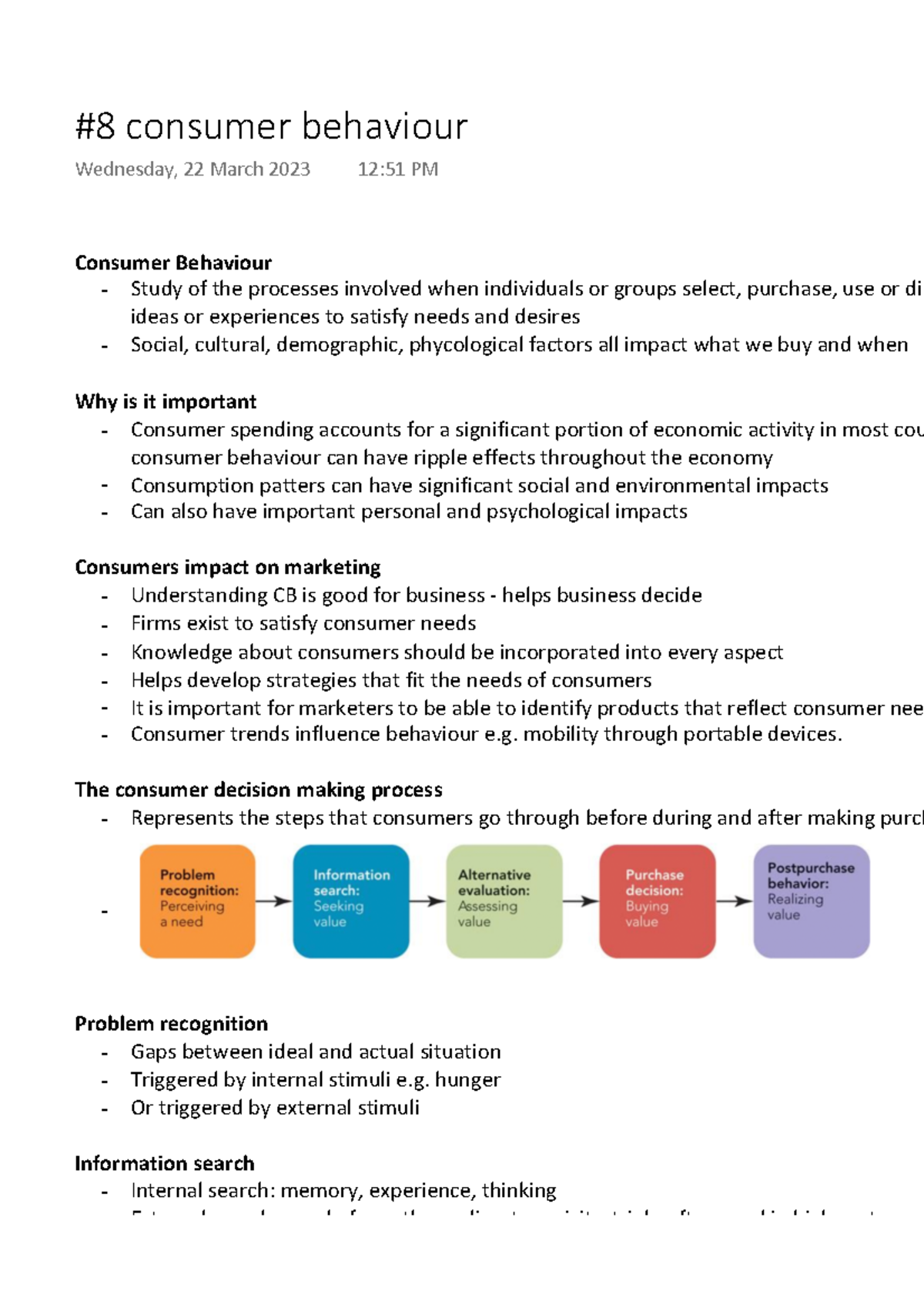 Consumer behaviour - Consumer Behaviour Study of the processes involved when individuals or ...