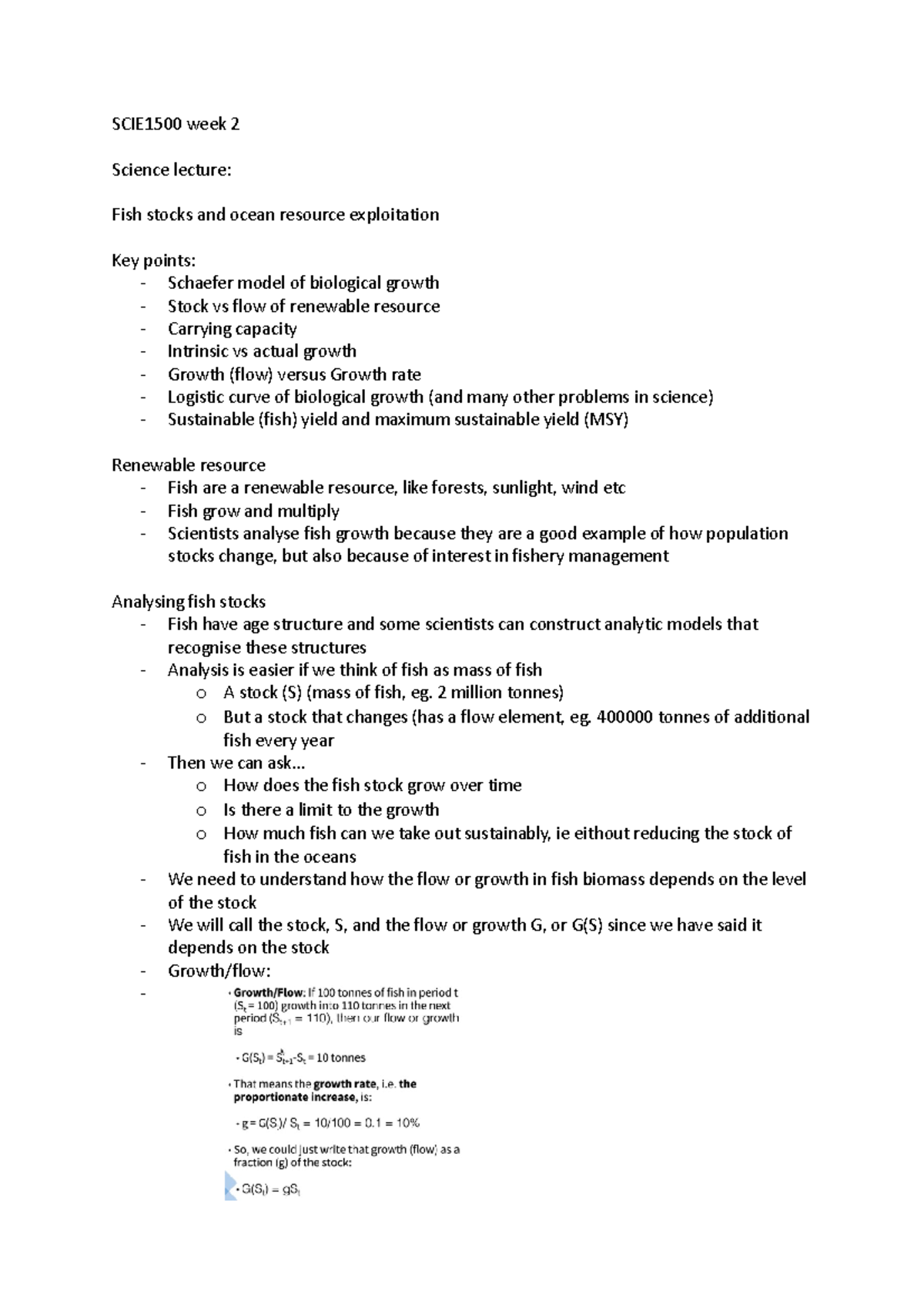 SCIE1500 week 2 - week 2 lecture notes - SCIE1500 week 2 Science ...