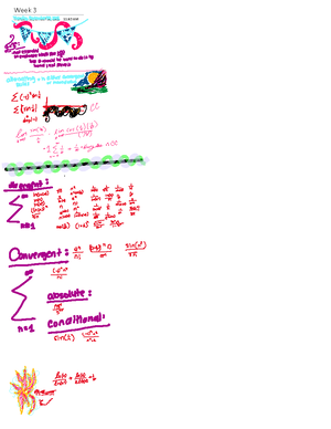 Calc 2 Worksheet 7 - Studocu