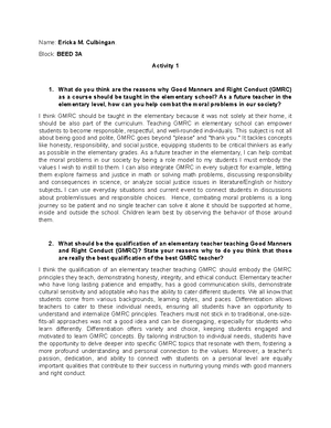 General Principles of Language Arts Teaching - It is developing the ...