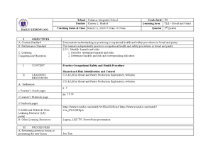 Demo-matatag lesson plan - MATATAG K to 10 Curriculum DAILY LESSON LOG ...