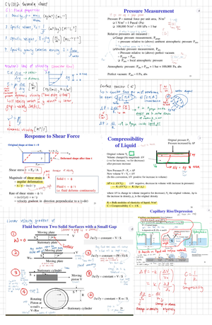 CV1012 Tutorial 6-10 Solutions - CV1012 Fluid Mechanics Tutorial 6 – Dimension Analysis The ...