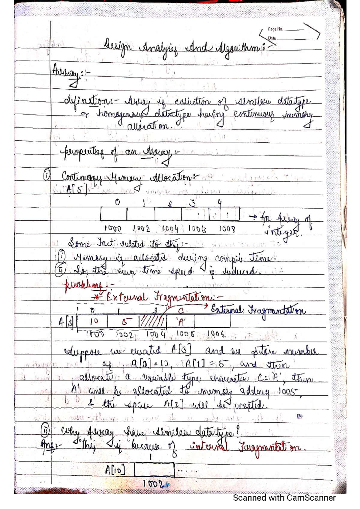 Maam Notes - AI and DS - II - Studocu