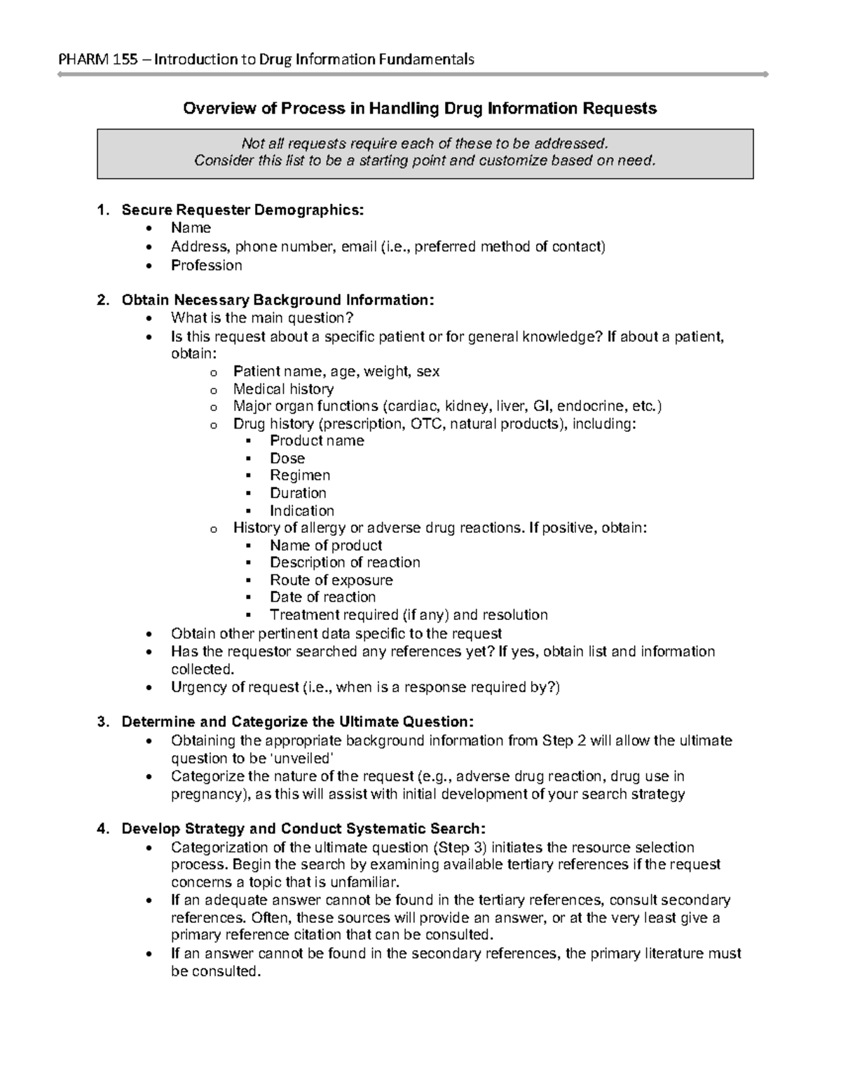 introduction to dental hygiene - PHARM 155 – Introduction to Drug ...