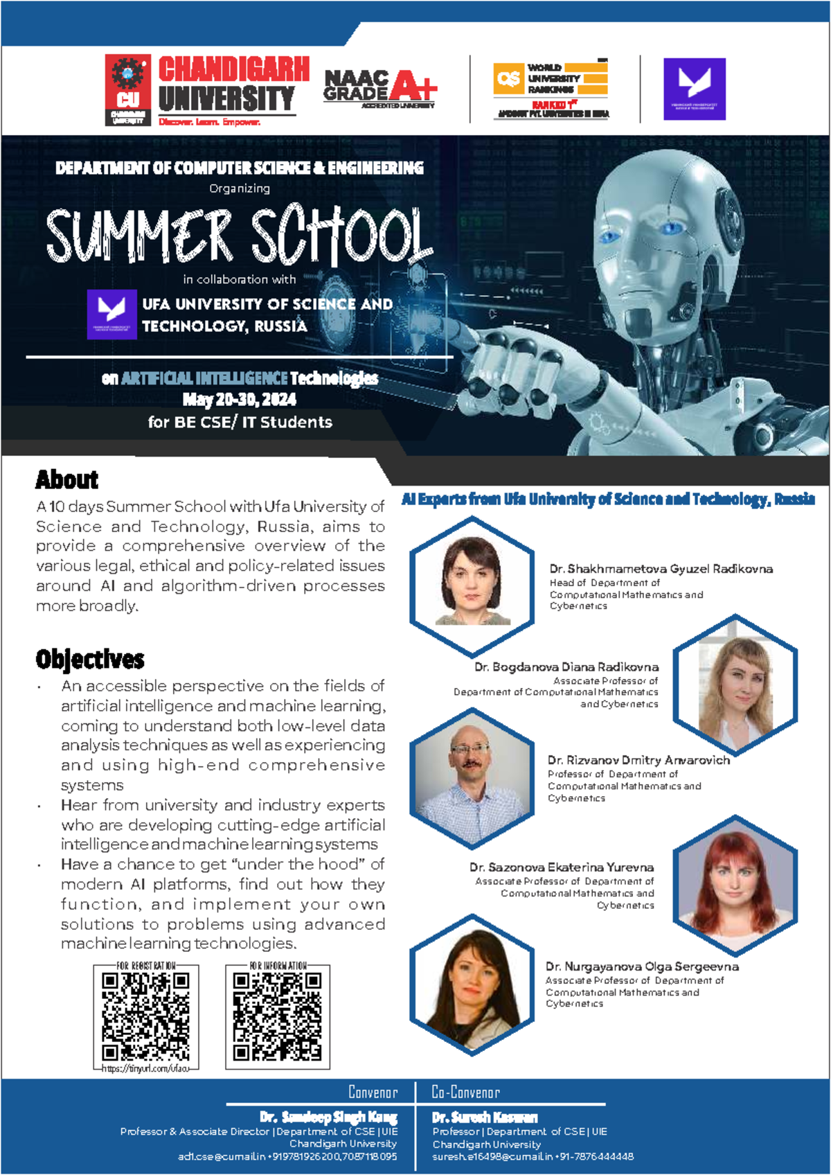 Summer School with Ufa University Russia, from DCSE-3rd Year Flyer - A ...