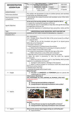 9 Arts Q2 M1 - Arts module 2 - Arts Quarter 2 – Module 1: Analyzing the ...