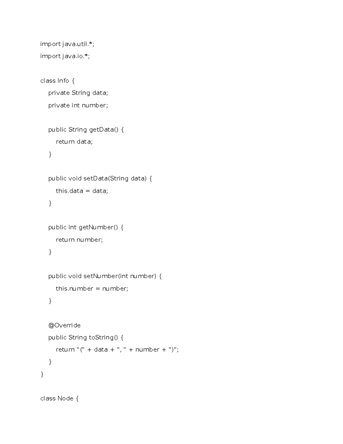 BSTProgram 1 - aaaaaaaaaaaaaaaaaa - import java.; import java.; class ...