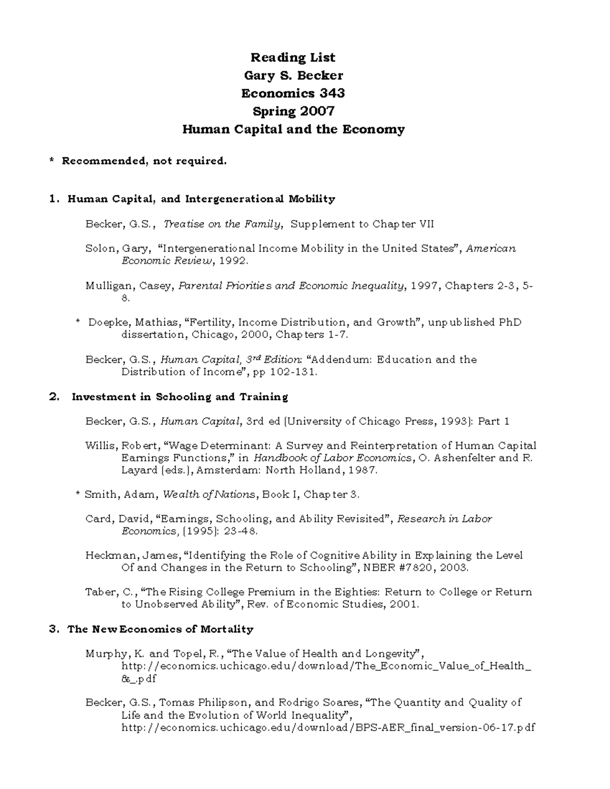 Sp2007 readinglist - This is a layout for Sogang University's Labour ...