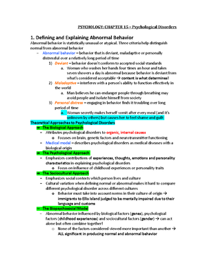 Chapter 6 Notes - Learning - PSYCHOLOGY: CHAPTER 6 – Learning 1. Types ...