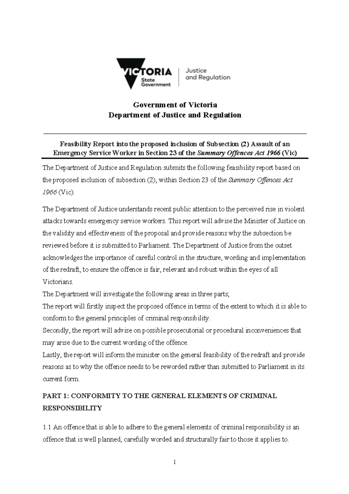 LCR1CLC Mid Semester - Student Response Sample - Government of Victoria ...