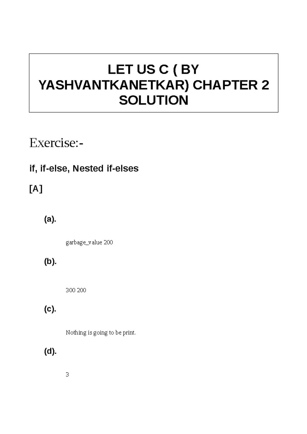 Letuscchapter 2-160530100557 - LET US C ( BY YASHVANTKANETKAR) CHAPTER ...