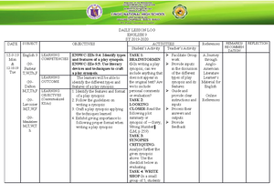 Brigada Pabasa Activity Design - PROGRAM DESIGN I. Title: HINIUSANG PAG ...