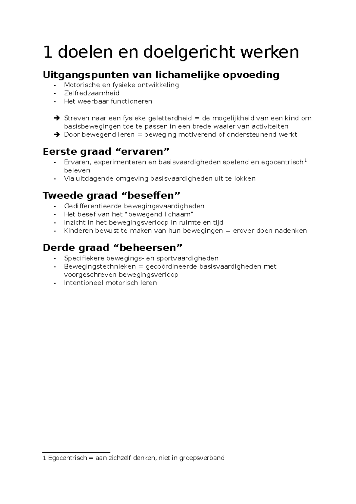 Hoofdstuk 1, 2 en 3 - EBALO FLEX - 1 doelen en doelgericht werken ...