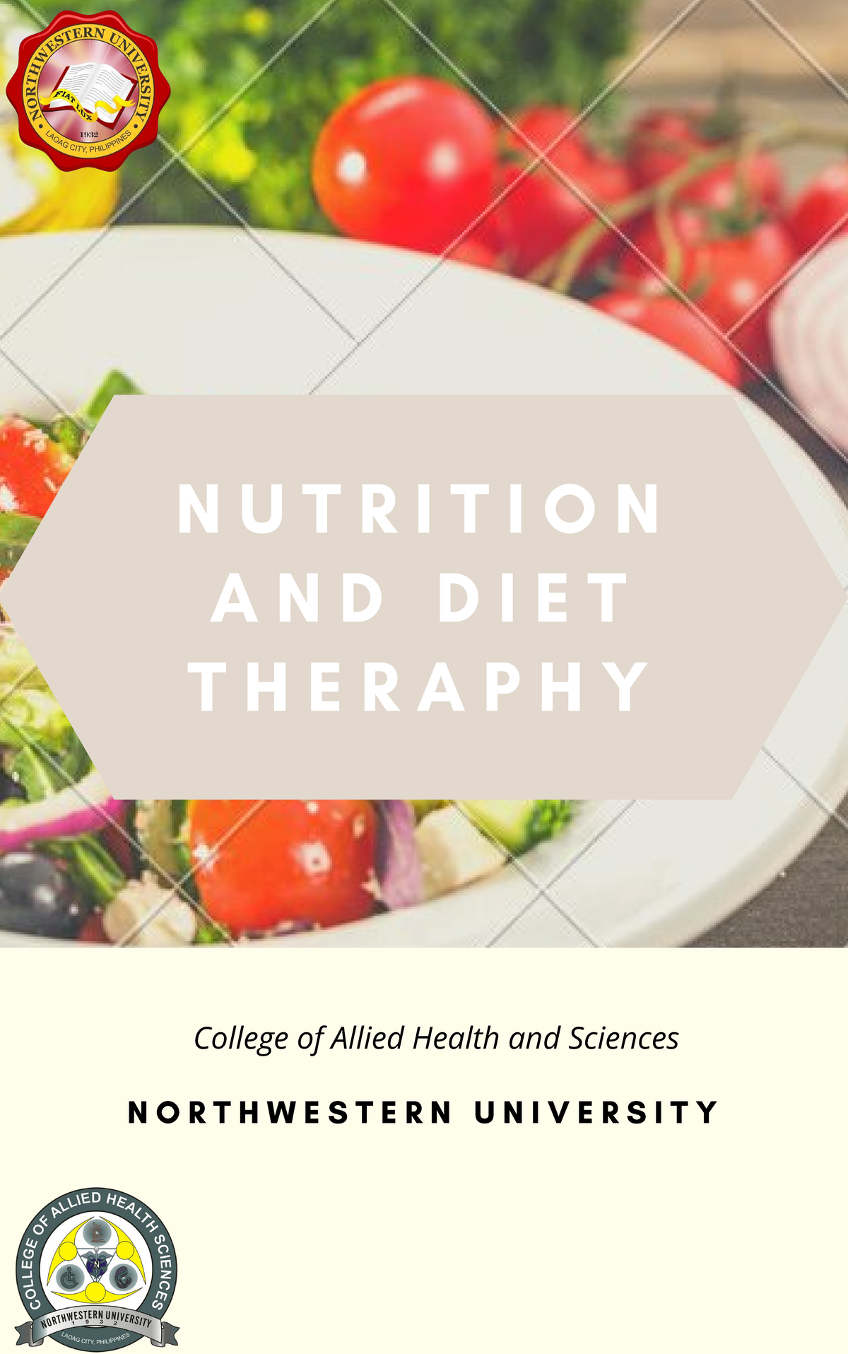 Module 4 Adime 1 College of Allied and Health Sciences - N U T R I T I ...