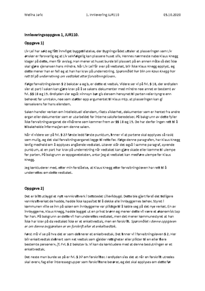 Erstoppg TRygstad - Relevante oppgaver - Høst 97 oppg 1 Entreprenøren ...