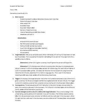 C105 task 1 - C105 - Ali Dennison Task 1 7/10/ Grade level- First Grade ...