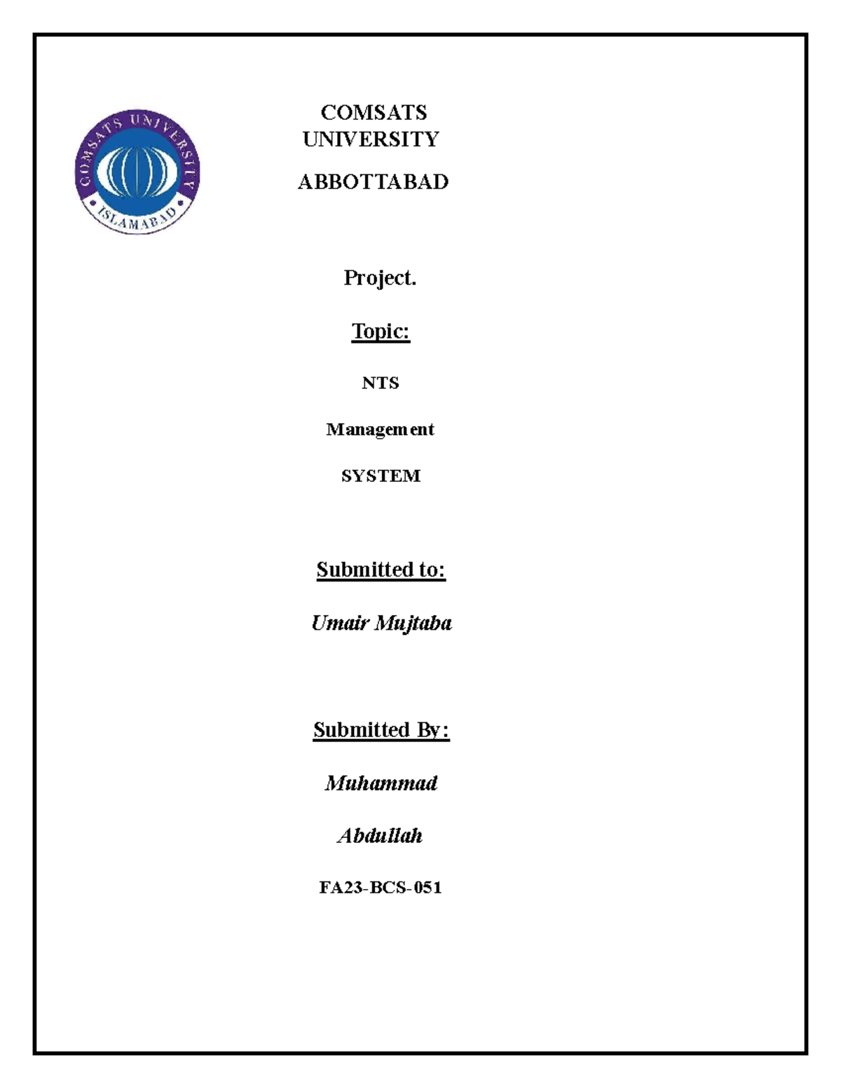 report project wise 2023 all disciplines sample pdf type available for ...