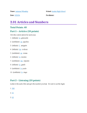 Fiber evidence worksheet - Fiber Analysis Worksheet Student Name ...
