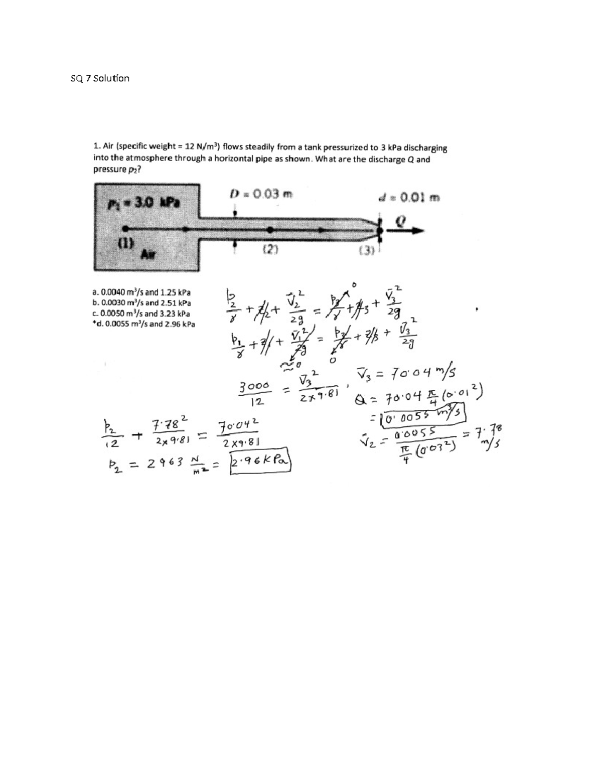 AEM 311 SQ 7 Solution - AEM 311 Quiz material - AEM 311 - SQ 7 Solution ...