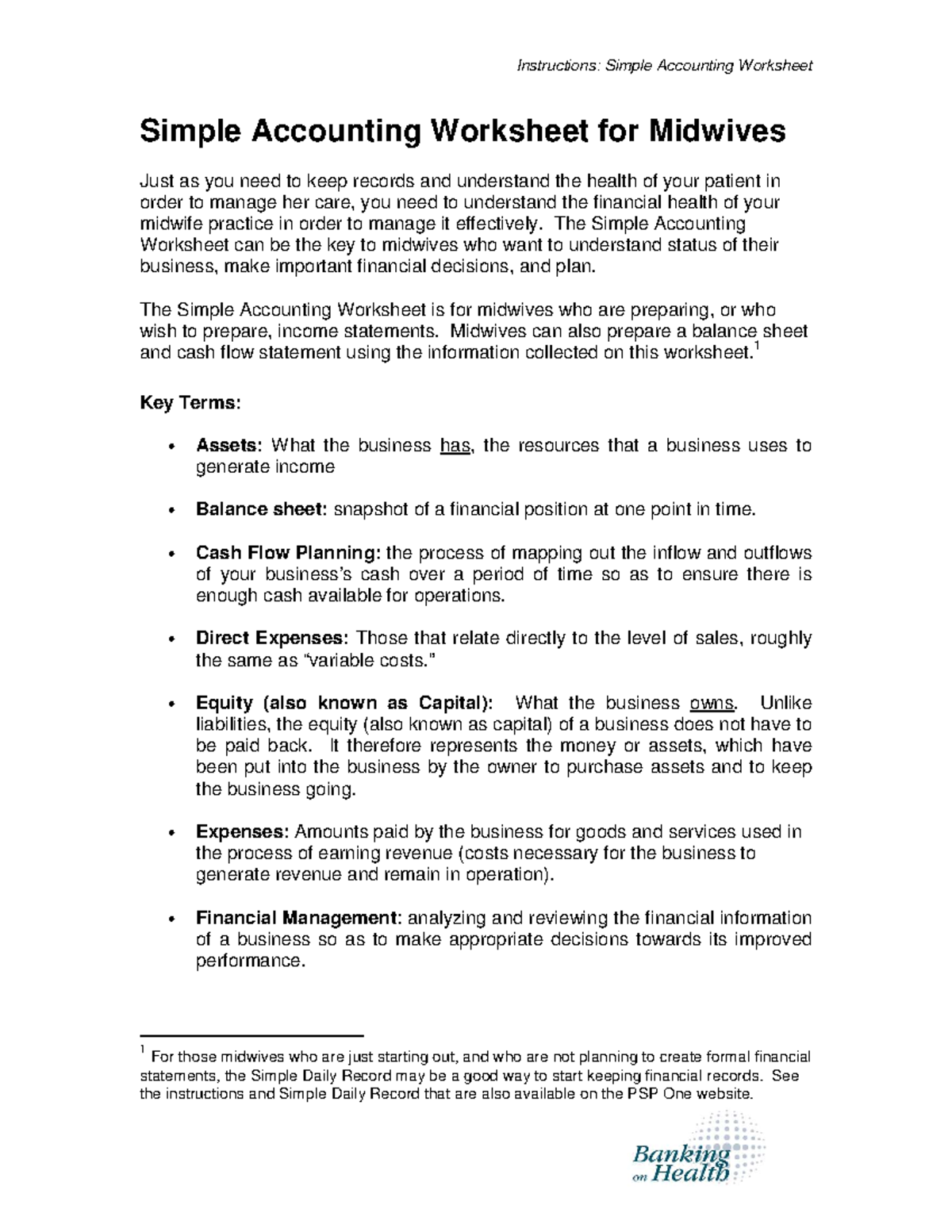 Accounting-Worksheet-Template - Simple Accounting Worksheet for ...