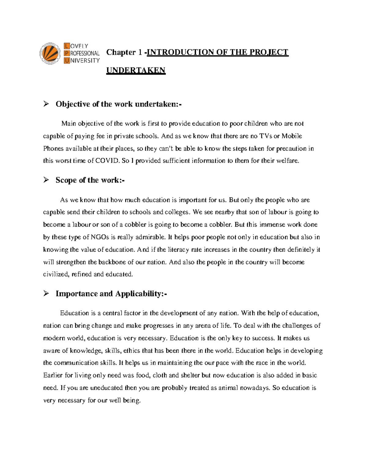 Cdp ppt - Social Awareness CDP - Chapter 1 -INTRODUCTION OF THE PROJECT ...