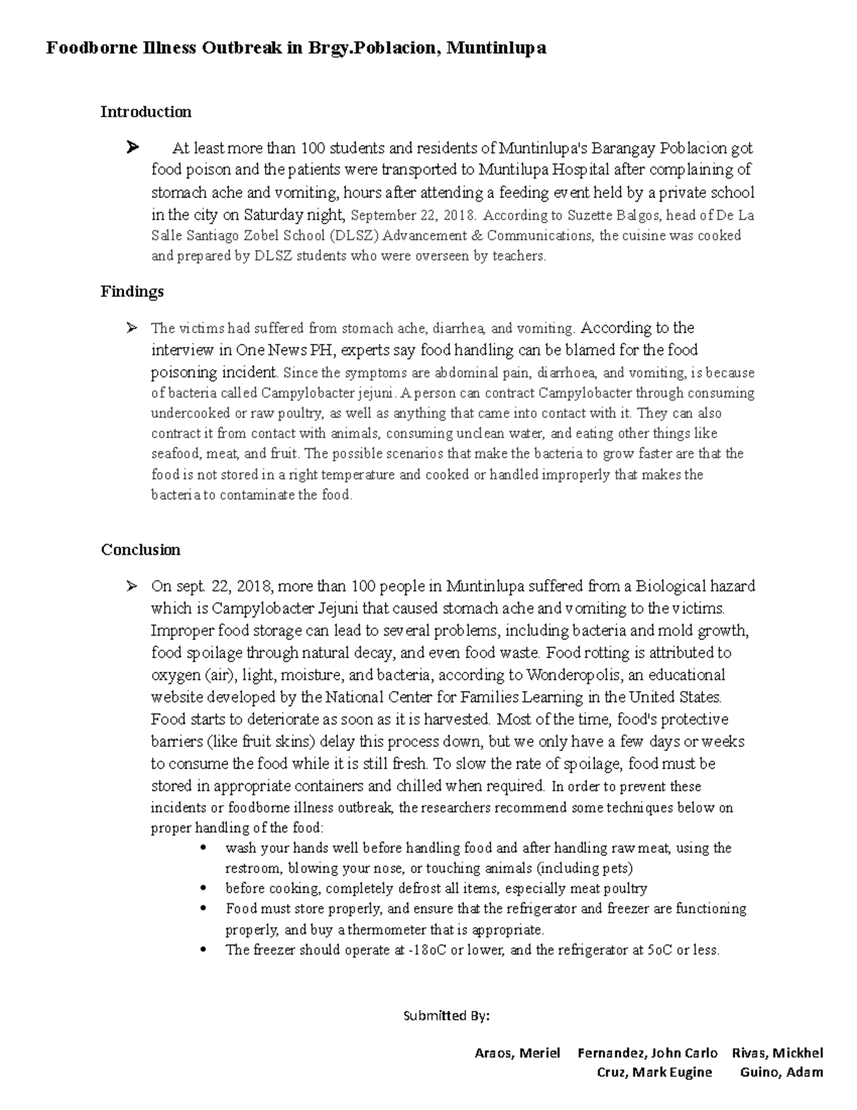 Case STudy STI - Introduction At least more than 100 students and ...