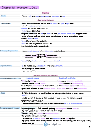 STA2023 Chapter 2 Tabular and Graphical Methods - STA 2023 - Studocu